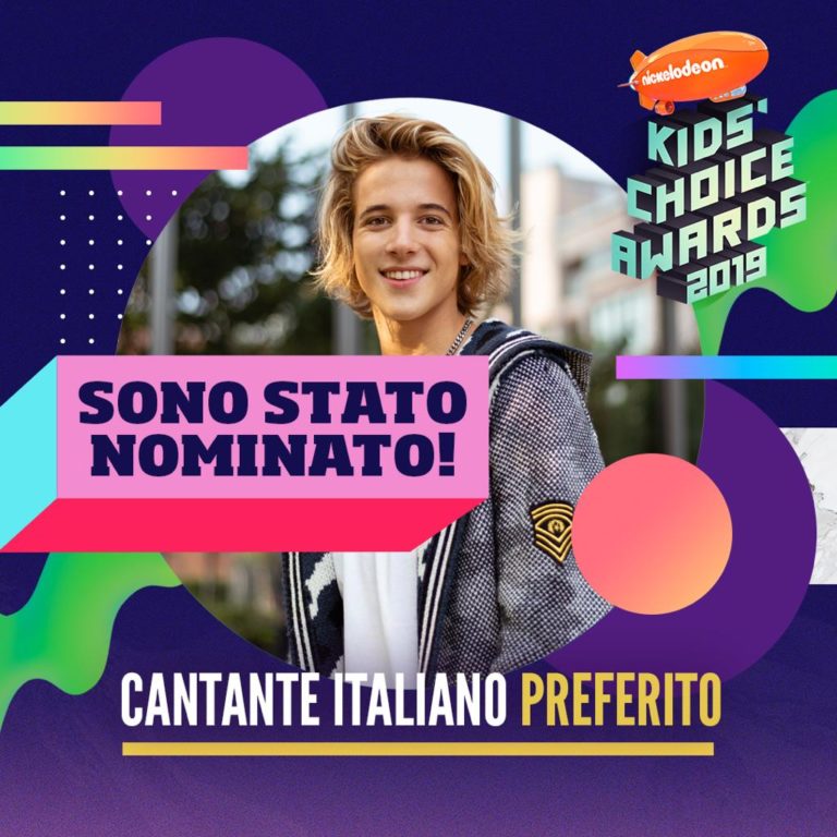 We Music: Matteo Markus Bok nominato "Cantante italiano preferito" per i Kids' Choice Awards ...